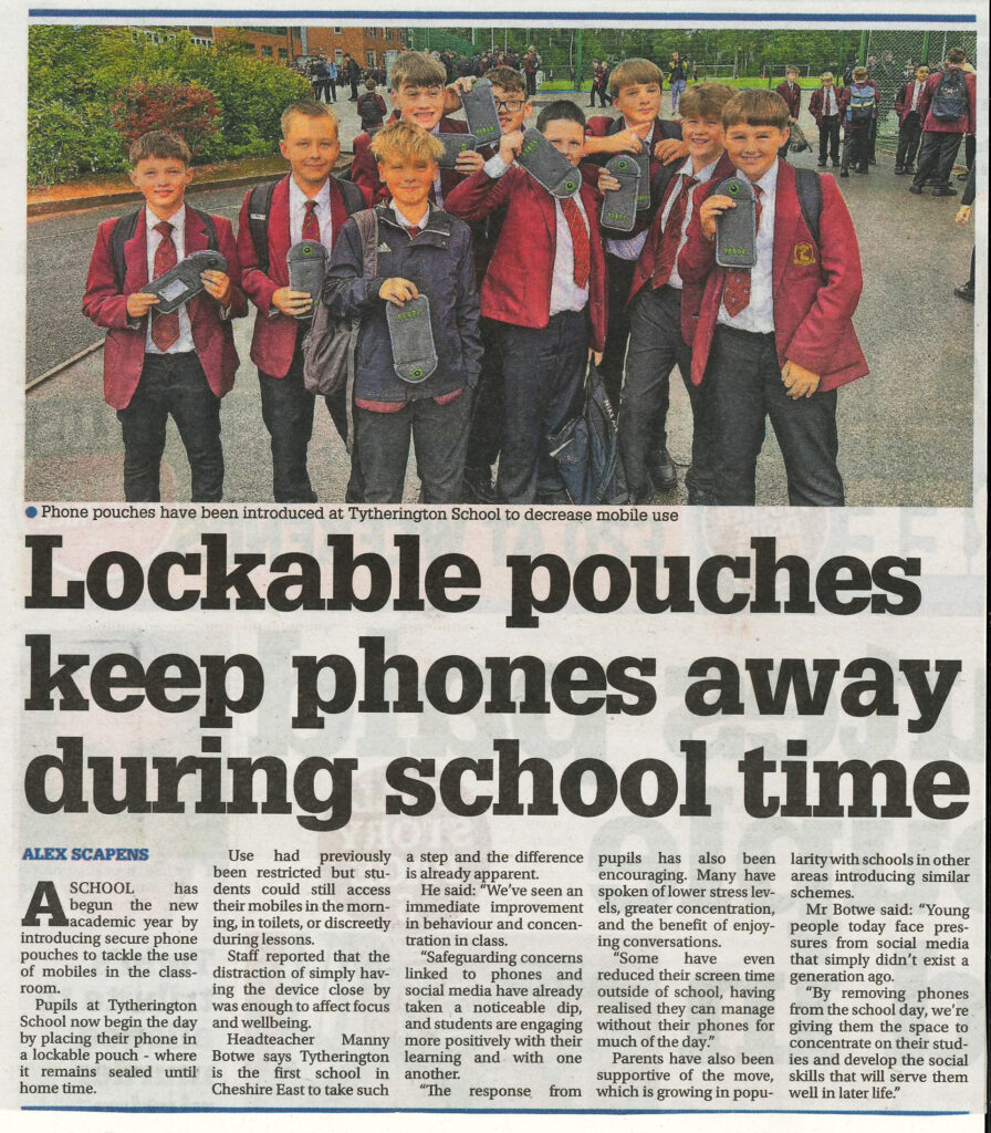 Positive Local Press Reaction to Lockable Pouch Initiative ...