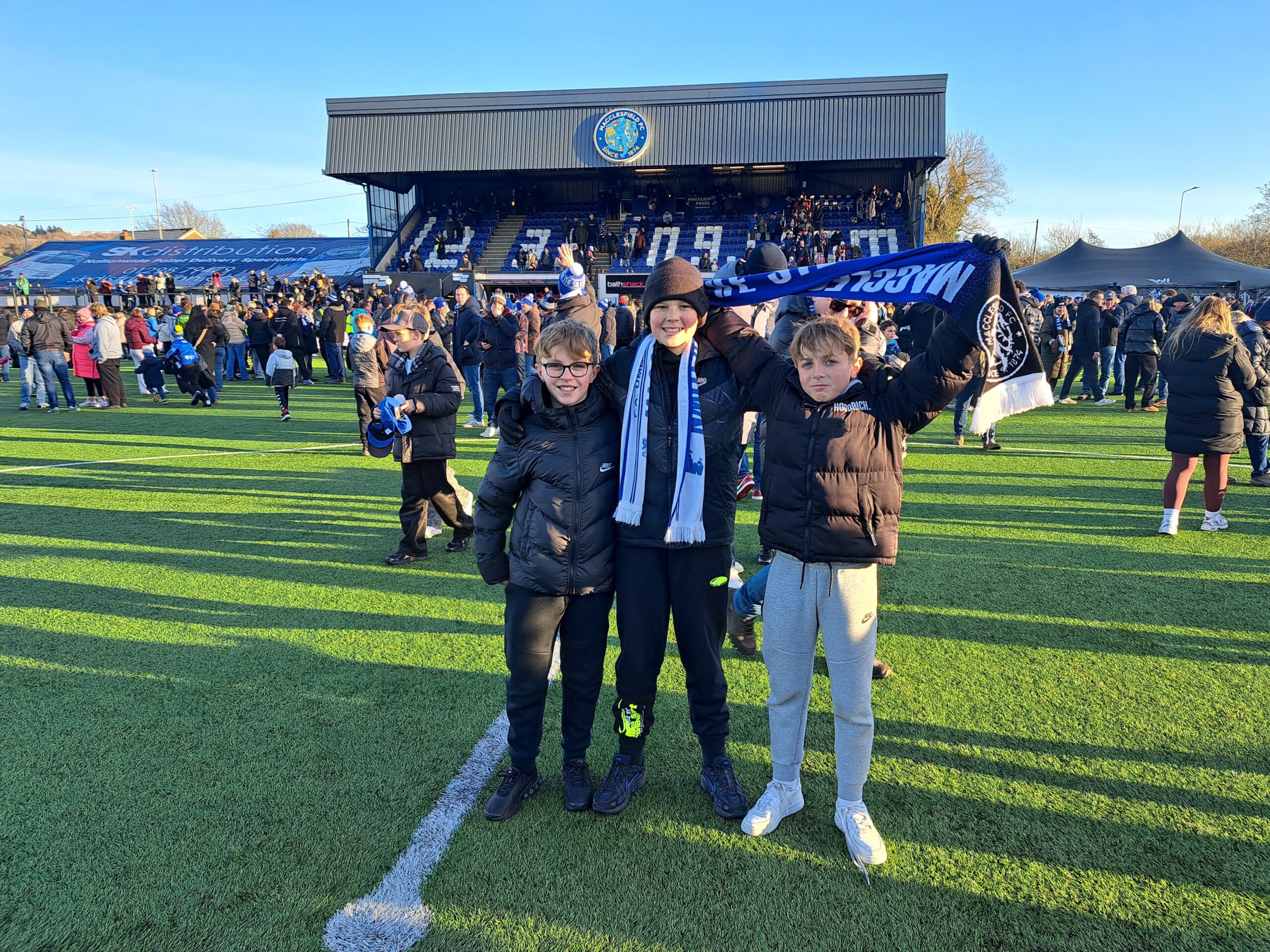 Memories of an amazing day for Macclesfield FC! - Tytherington School
